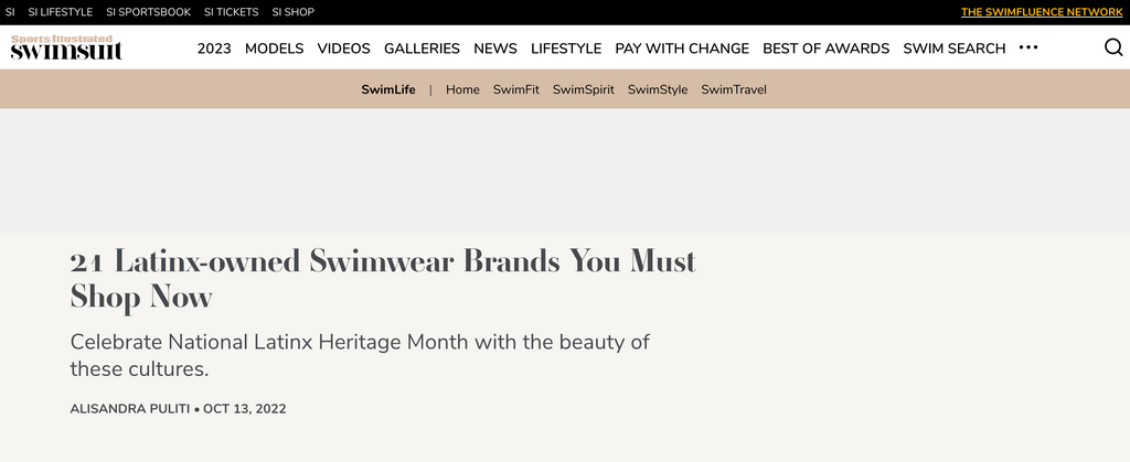 Sports Illustrated Swimsuit Feature: Top 21 Latinx Swimwear Brands ...