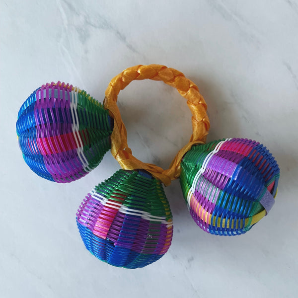 3 Rattles Mexican Baby Rattle – Pura Vida